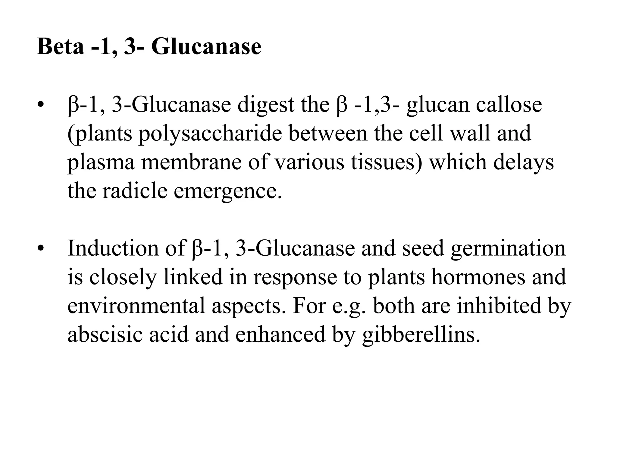 Role of enzymes in seed germination | PPTX