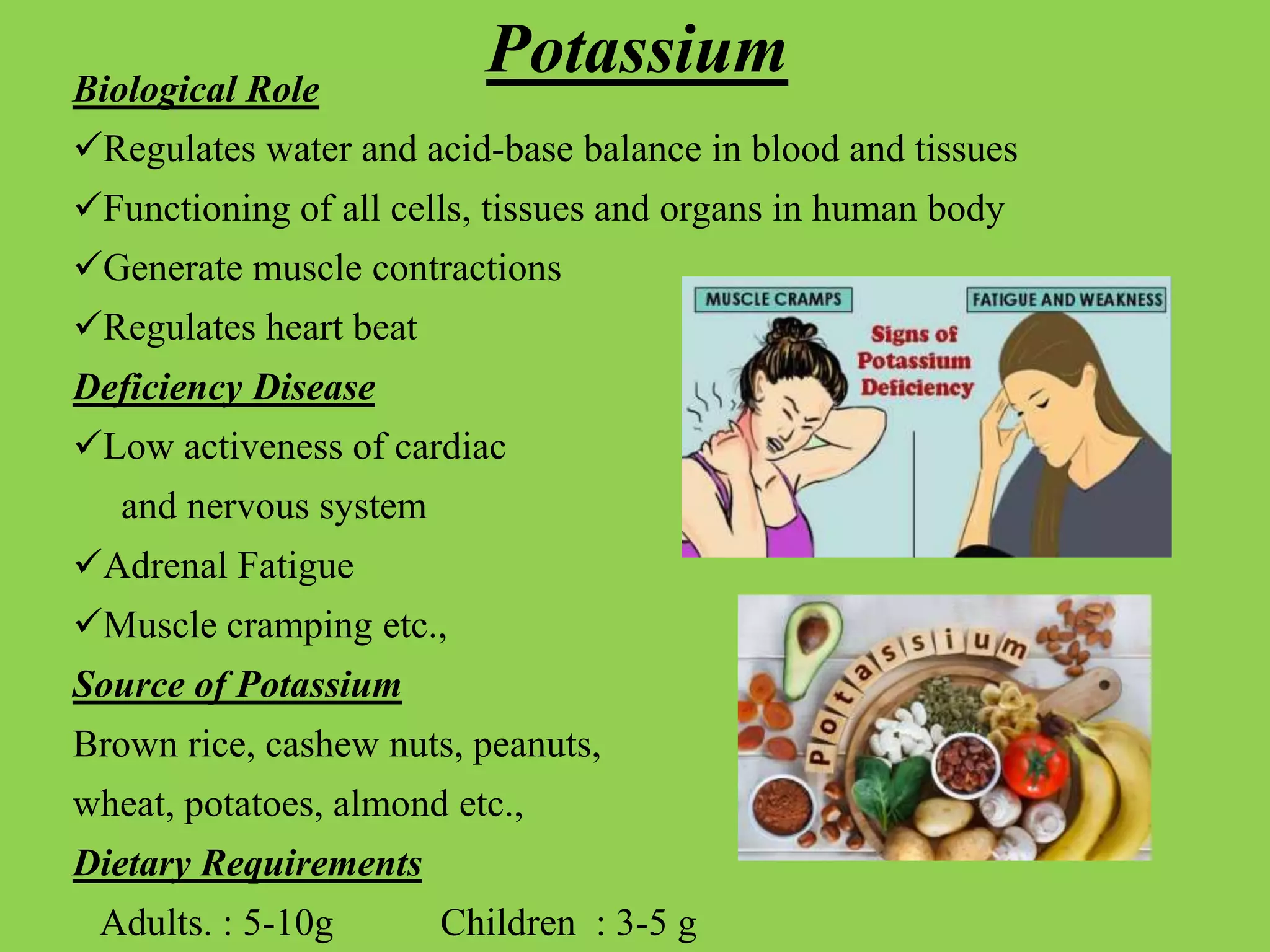 Role of Essential Metals in our Biological Process | PPTX