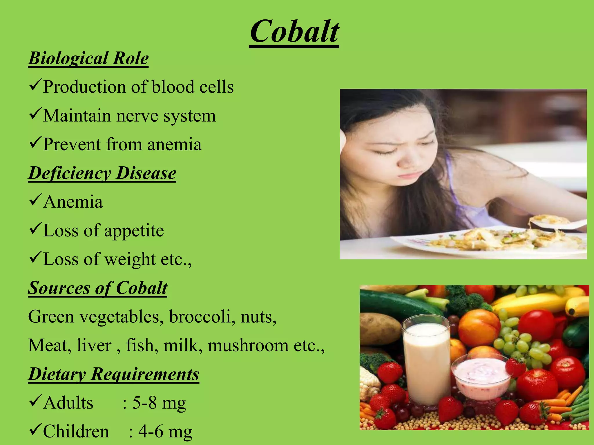 Role of Essential Metals in our Biological Process | PPTX