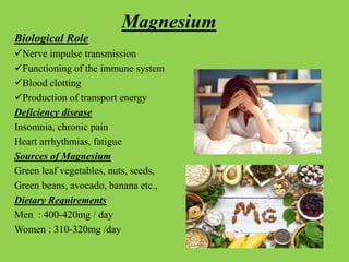 Role of Essential Metals in our Biological Process | PPTX