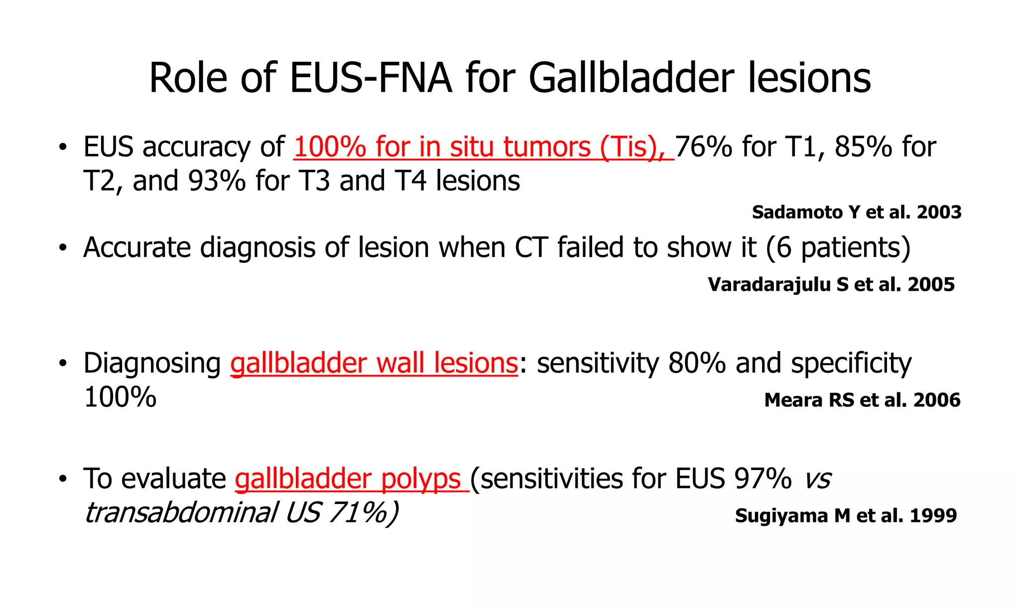 Role of EUS in hepatobiliary diseases | PPTX