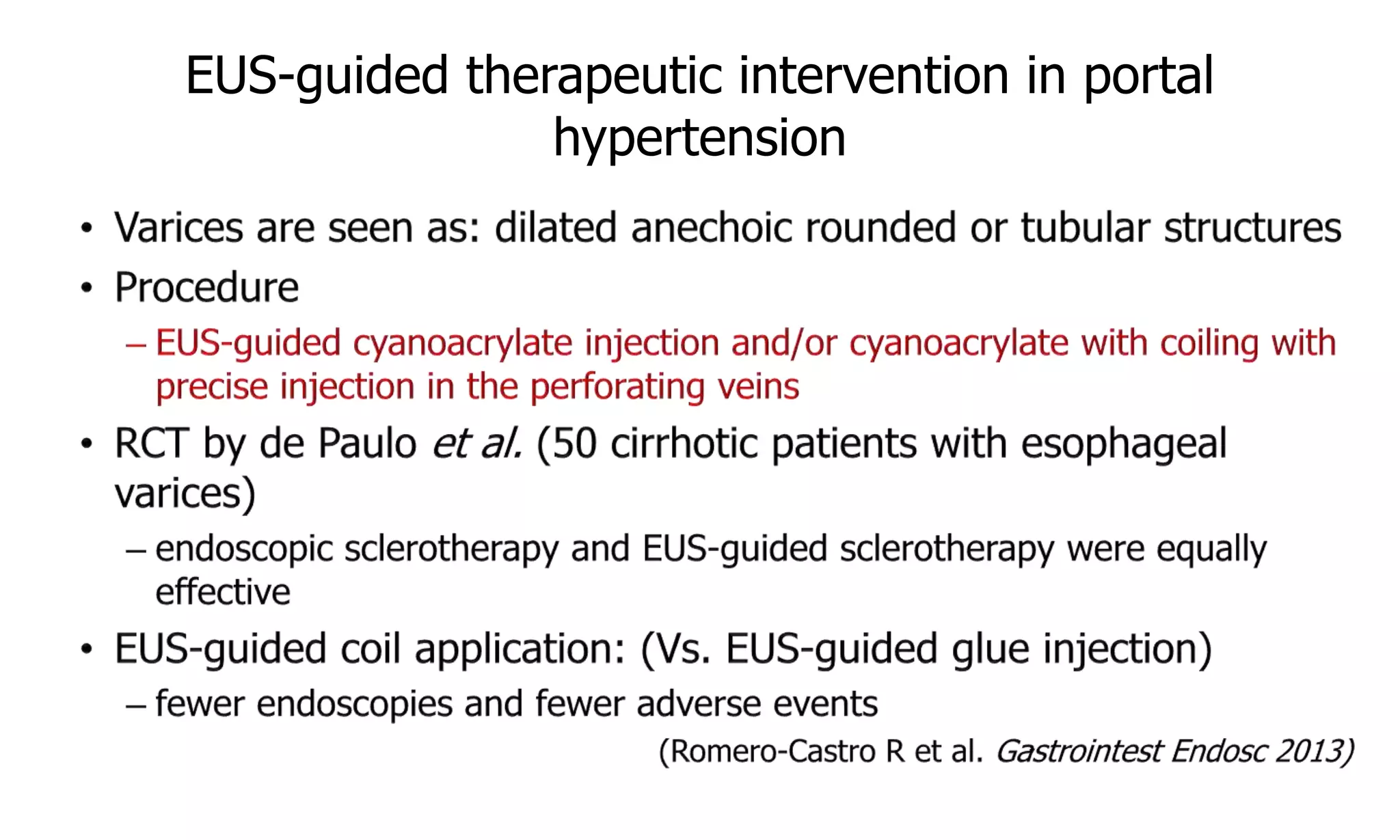 Role of EUS in hepatobiliary diseases | PPTX