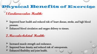 Benefits of exercise in human health.pptx