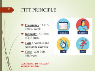 Role of exercise in non alcoholic fatty liver disease | PPTX