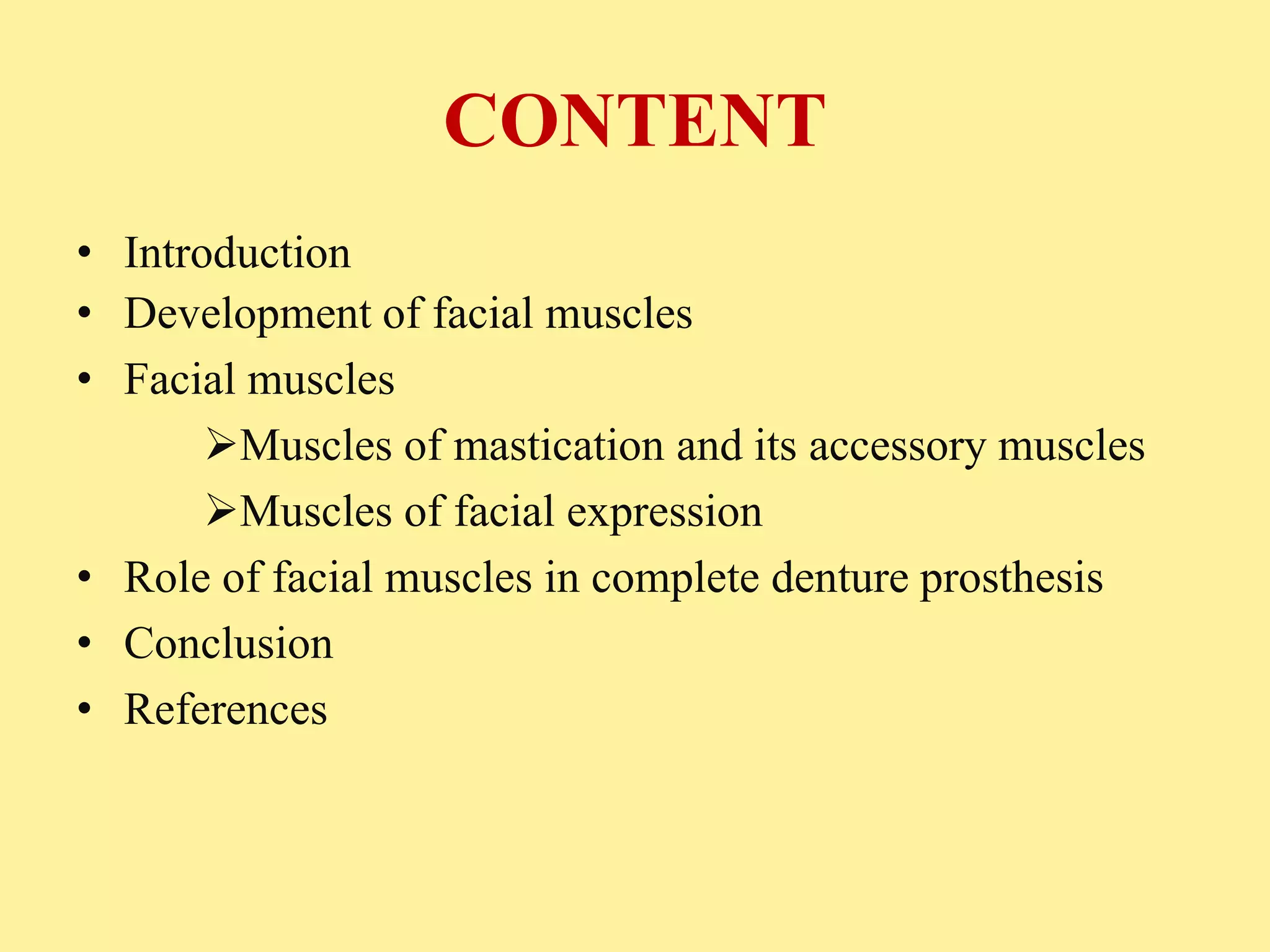 Role of facial muscles in complete denture prosthesis | PPTX