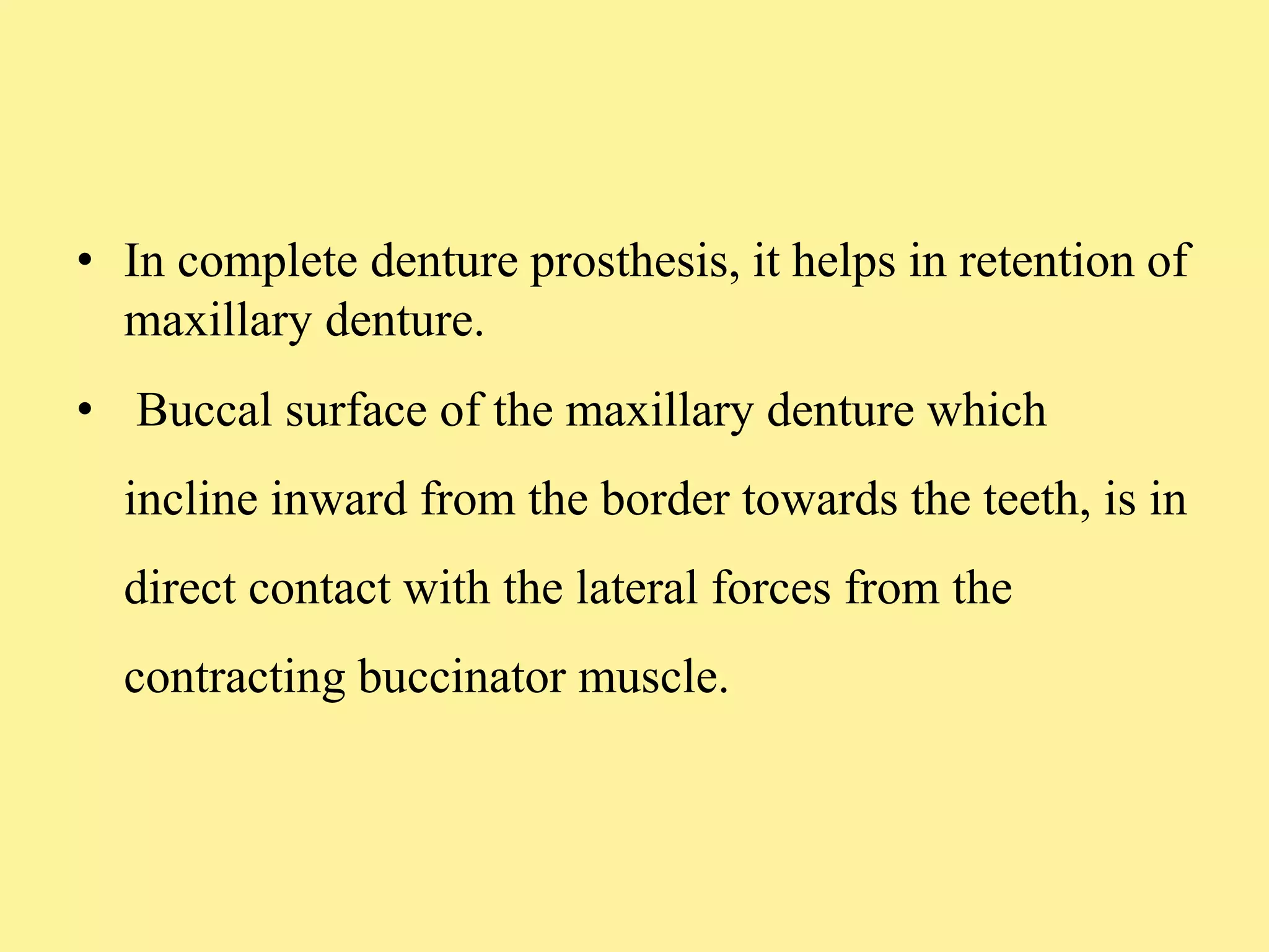 Role of facial muscles in complete denture prosthesis | PPTX