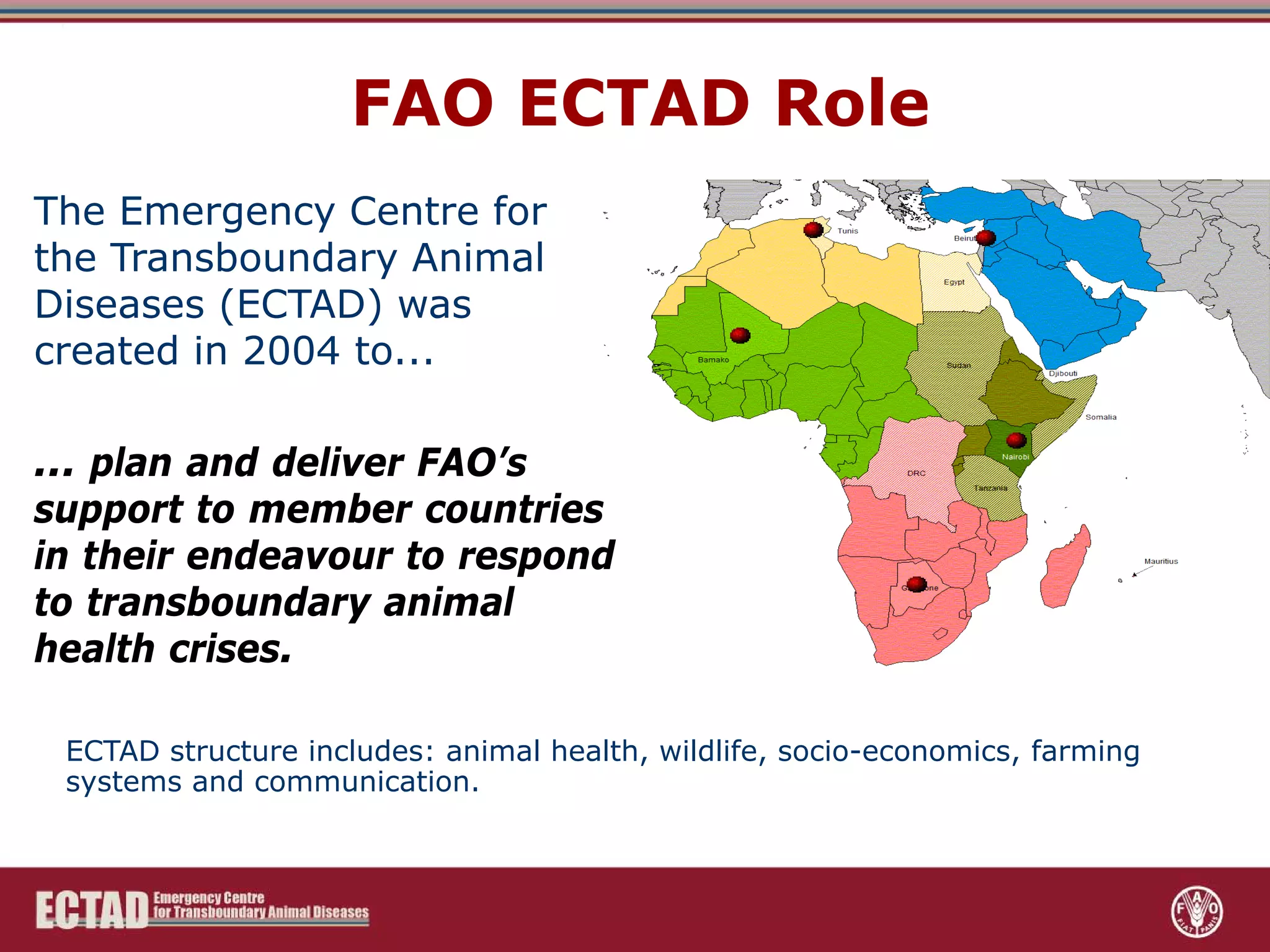 Role of FAO-ECTAD in transboundary disease surveillance and control ...
