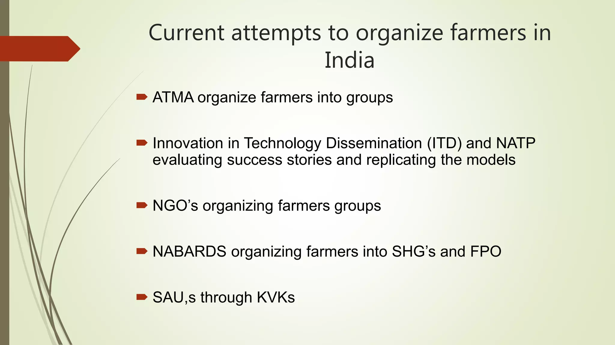 Role of farmer producer organization (fpo) | PPTX