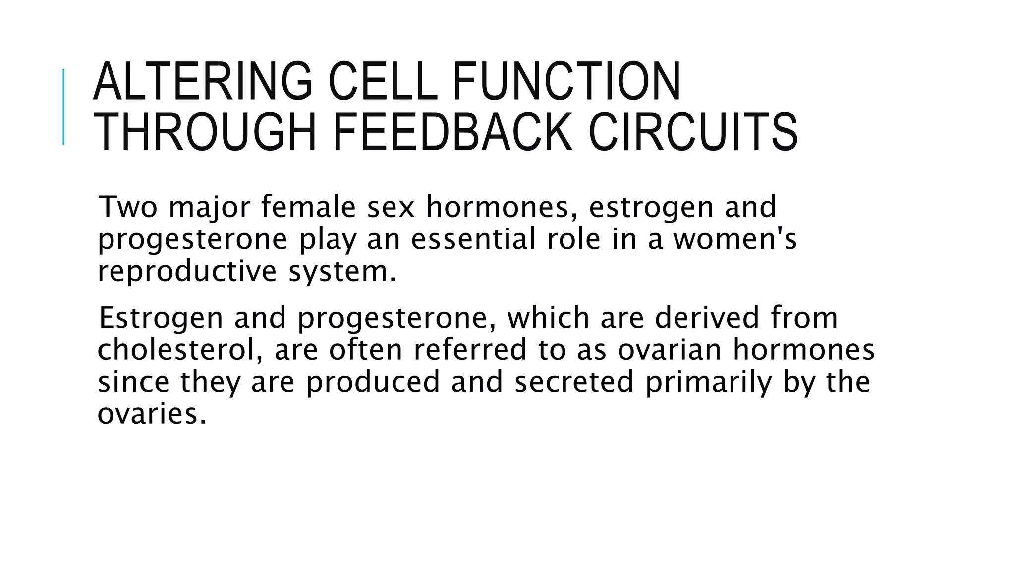Role of female sex hormones in exercise | PPT