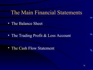 Role of Finance CMD | PPT