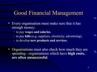 Role of Finance CMD | PPT