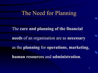 Role of Finance CMD | PPT