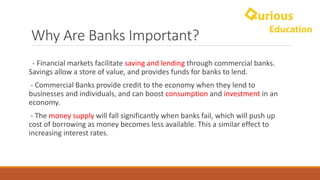 Role of Financial Markets Note - A-Level & IB Economics | PDF