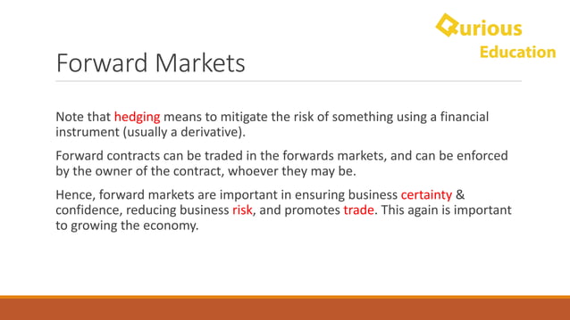 Role of Financial Markets Note - A-Level & IB Economics | PPT