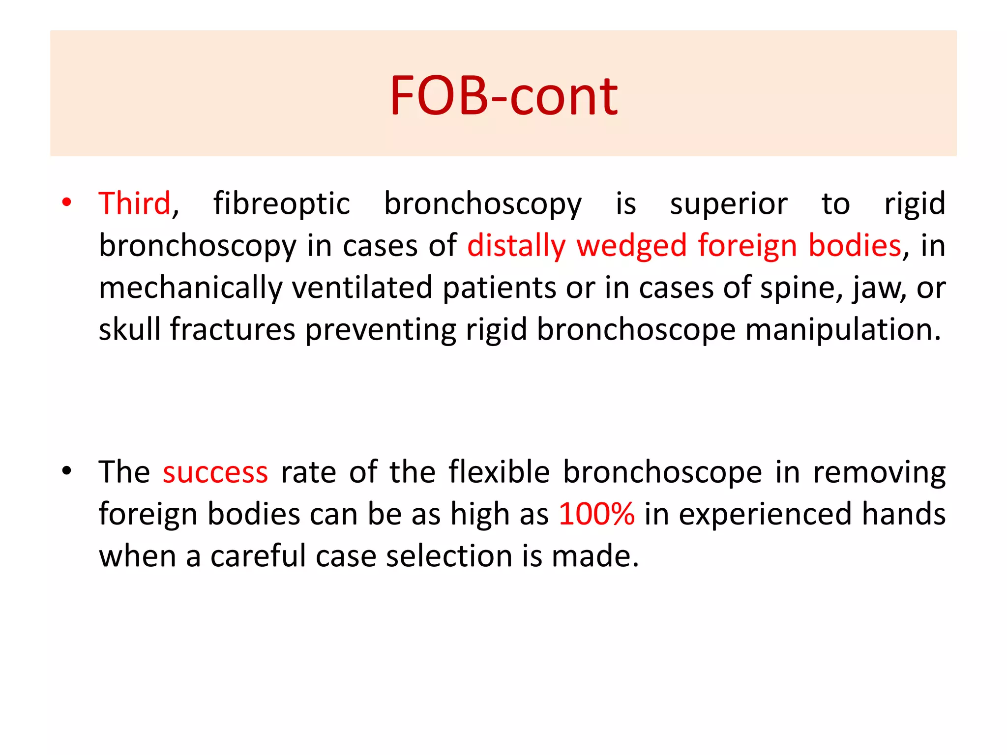 Role of fob in FB extraction | PPT