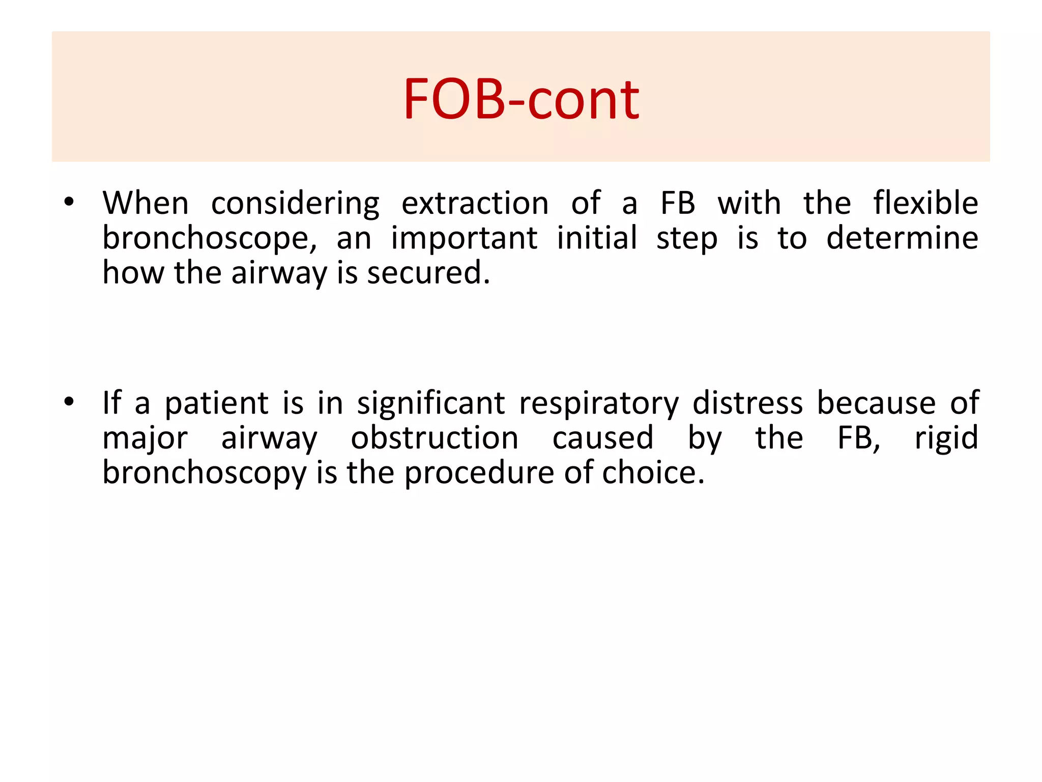 Role of fob in FB extraction | PPT