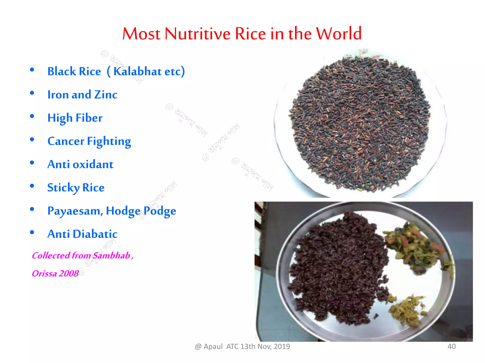Role of folk crops in n Sustainable Agriculture | PPTX