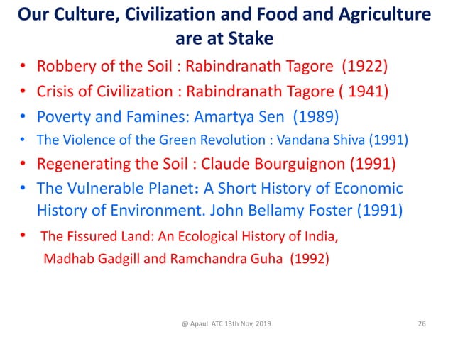 Role of folk crops in n Sustainable Agriculture | PPTX | Agriculture ...