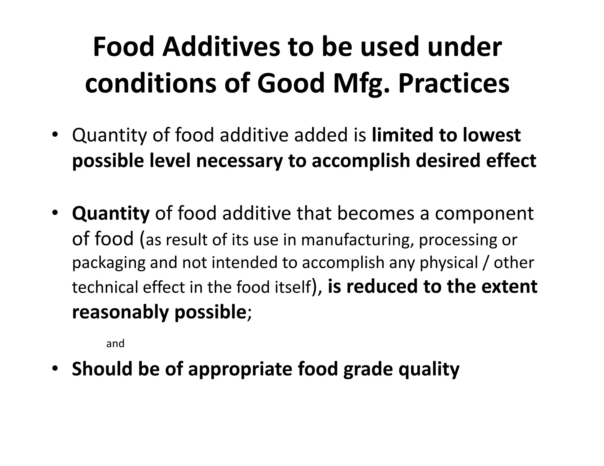 Role of Food Additives in Processed Food, Dr. Shaminder Pal Singh, VP ...