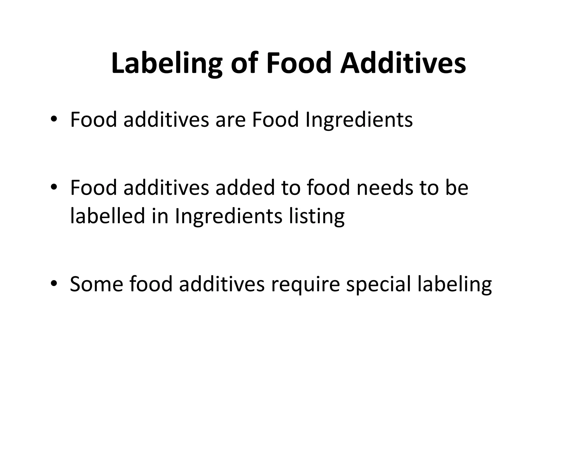 Role of Food Additives in Processed Food, Dr. Shaminder Pal Singh, VP ...