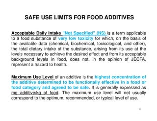 Role of Food Additives in Processed Food, Dr. Shaminder Pal Singh, VP ...