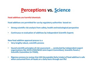 Role of Food Additives in Processed Food, Dr. Shaminder Pal Singh, VP ...