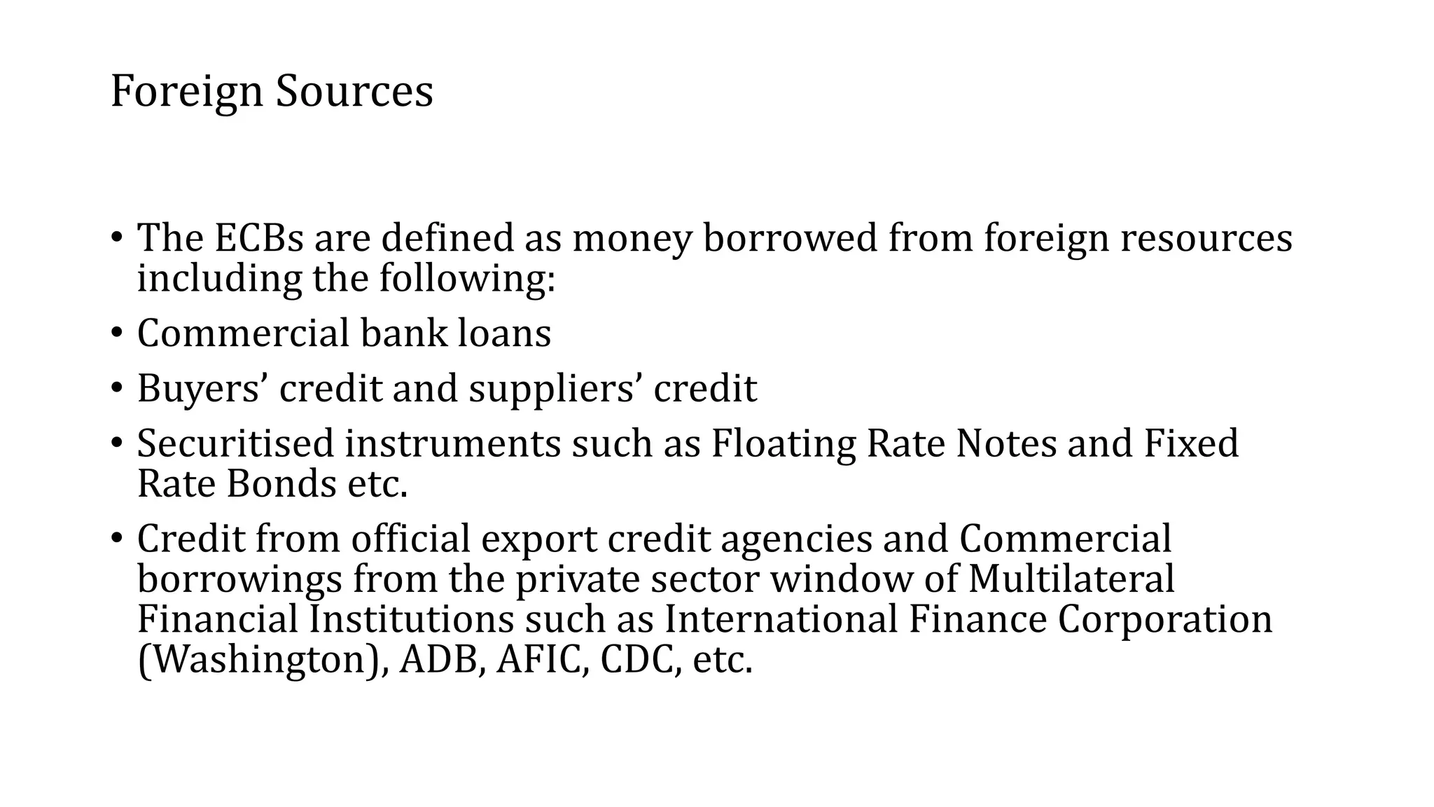 Role of foreign capital | PPTX