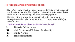 Role of foreign capital | PPTX