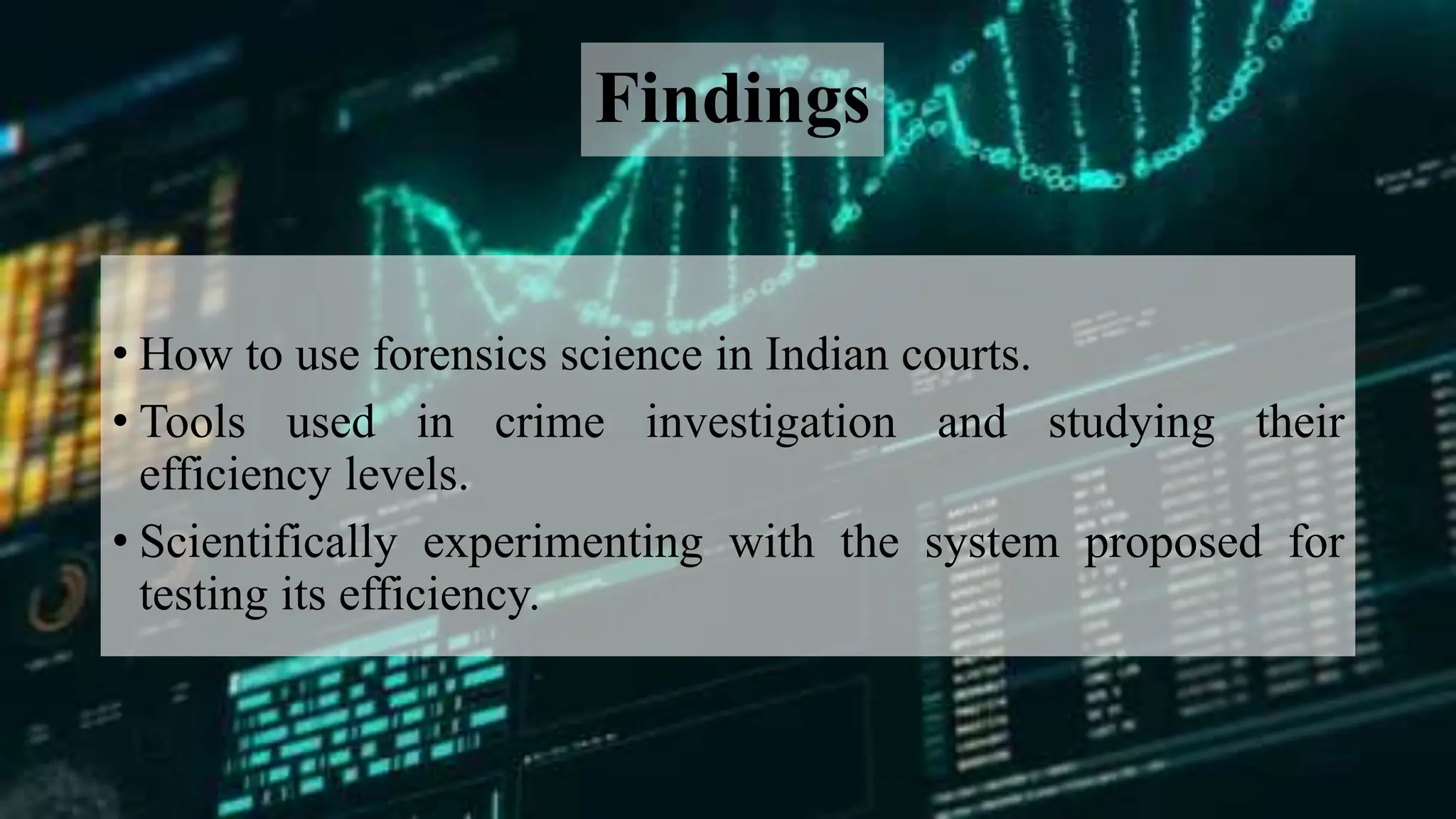 Role of Forensic Evidence in the Indian Judicial System - Abhijeet ...