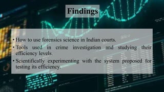 Role of Forensic Evidence in the Indian Judicial System - Abhijeet ...