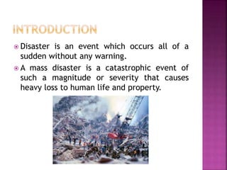 Role of Forensic Science in Mass Disaster Management | PPTX