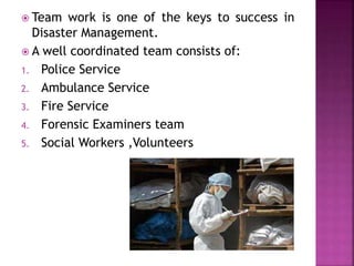 Role of Forensic Science in Mass Disaster Management | PPTX