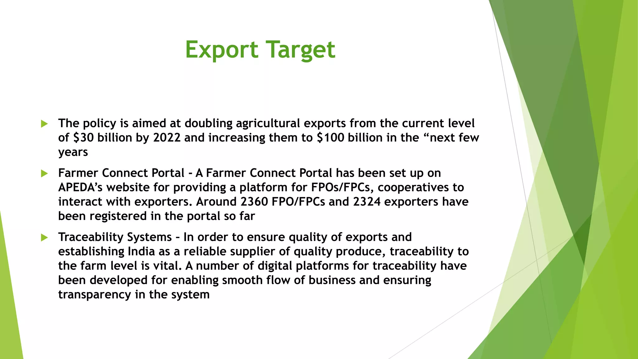 Role of FPO in diversification of crops | PPTX