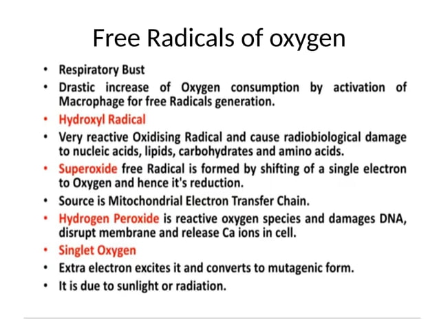 ROLE OF FREE RADICALS IN NEURODEGENERATIVE DISEASES ppt (2) (1).pptx ...