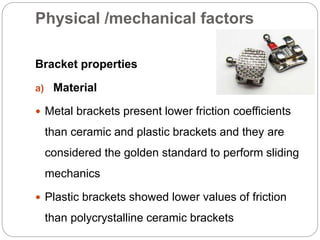 Role of friction in sliding mechanics | PPTX