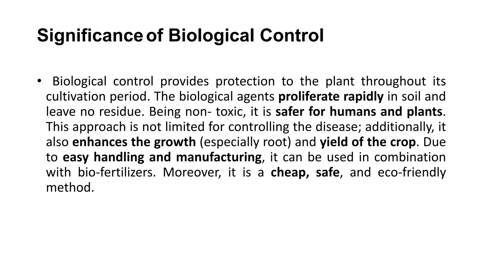 Role of fungi as biocontrol agents | PPTX