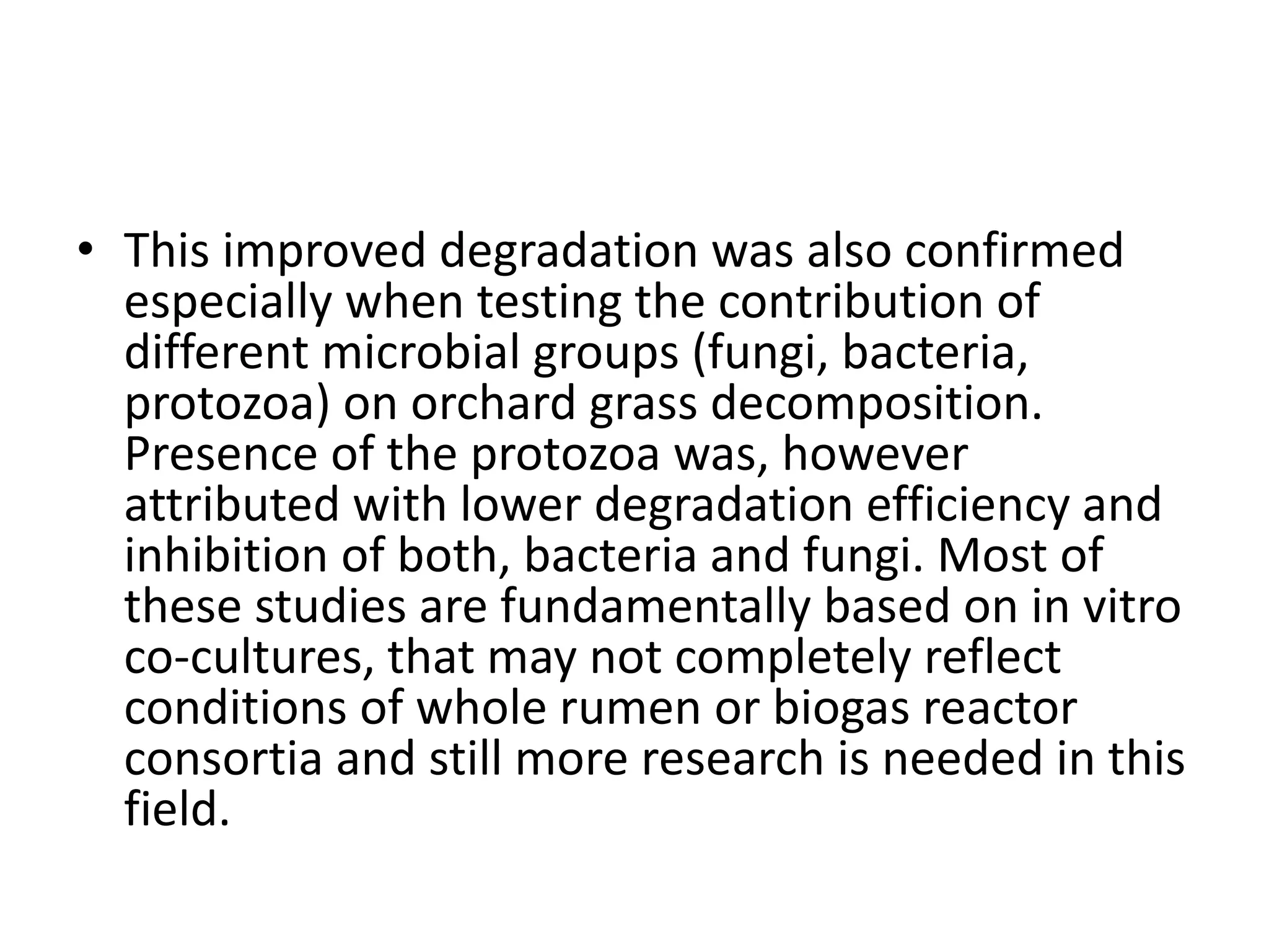 Role of fungi in biomethanation process | PPTX