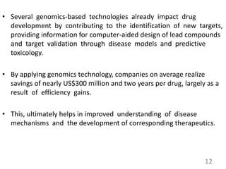 Role of genomics and proteomics | PPTX