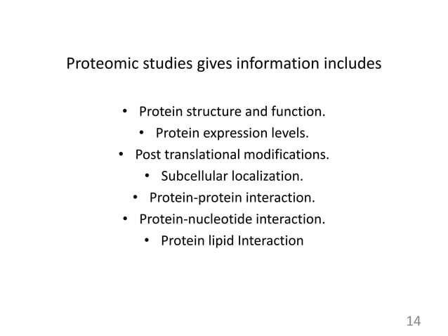 Role of genomics and proteomics | PPTX | Biotech and Biomedical ...