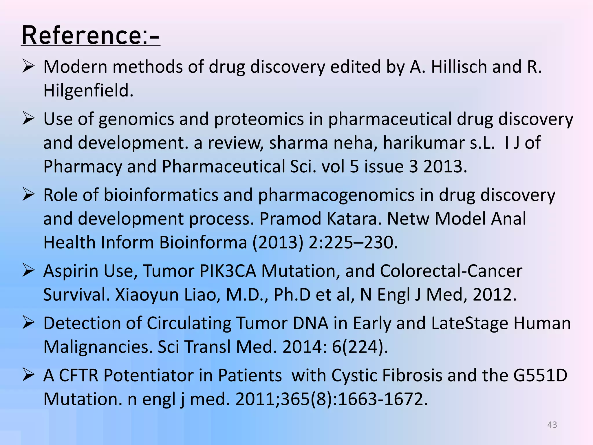 Role of genomics proteomics, and bioinformatics. | PDF