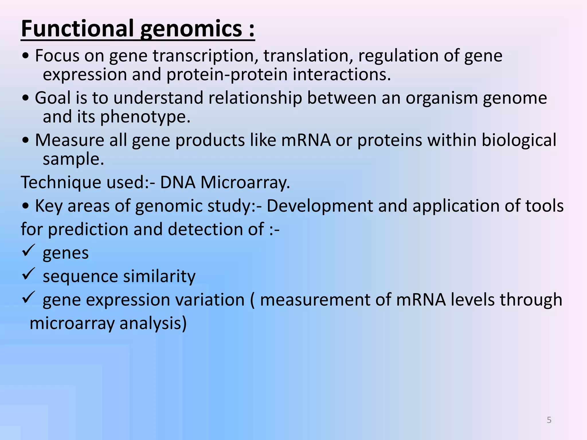 Role of genomics proteomics, and bioinformatics. | PDF