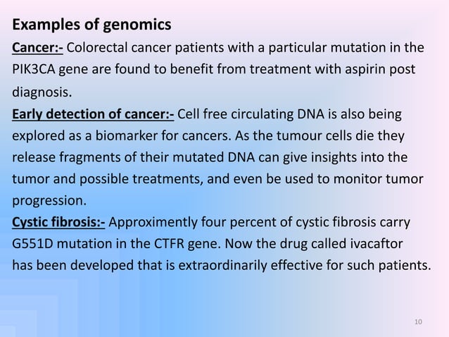 Role of genomics proteomics, and bioinformatics. | PDF