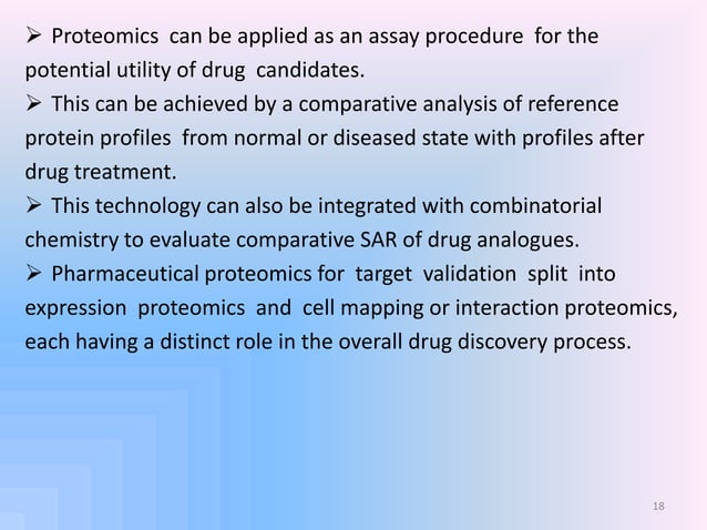 Role of genomics proteomics, and bioinformatics. | PDF