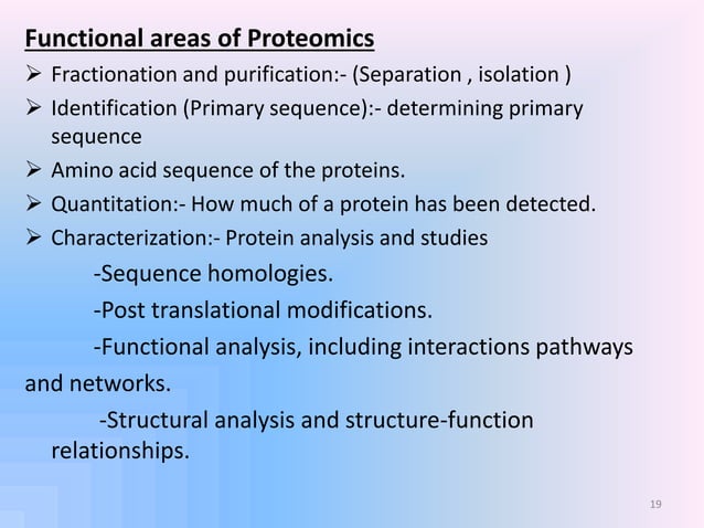 Role of genomics proteomics, and bioinformatics. | PDF