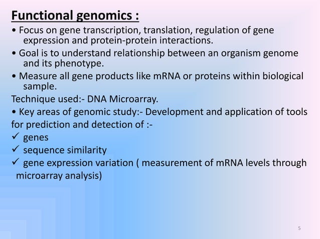 Role of genomics proteomics, and bioinformatics. | PDF