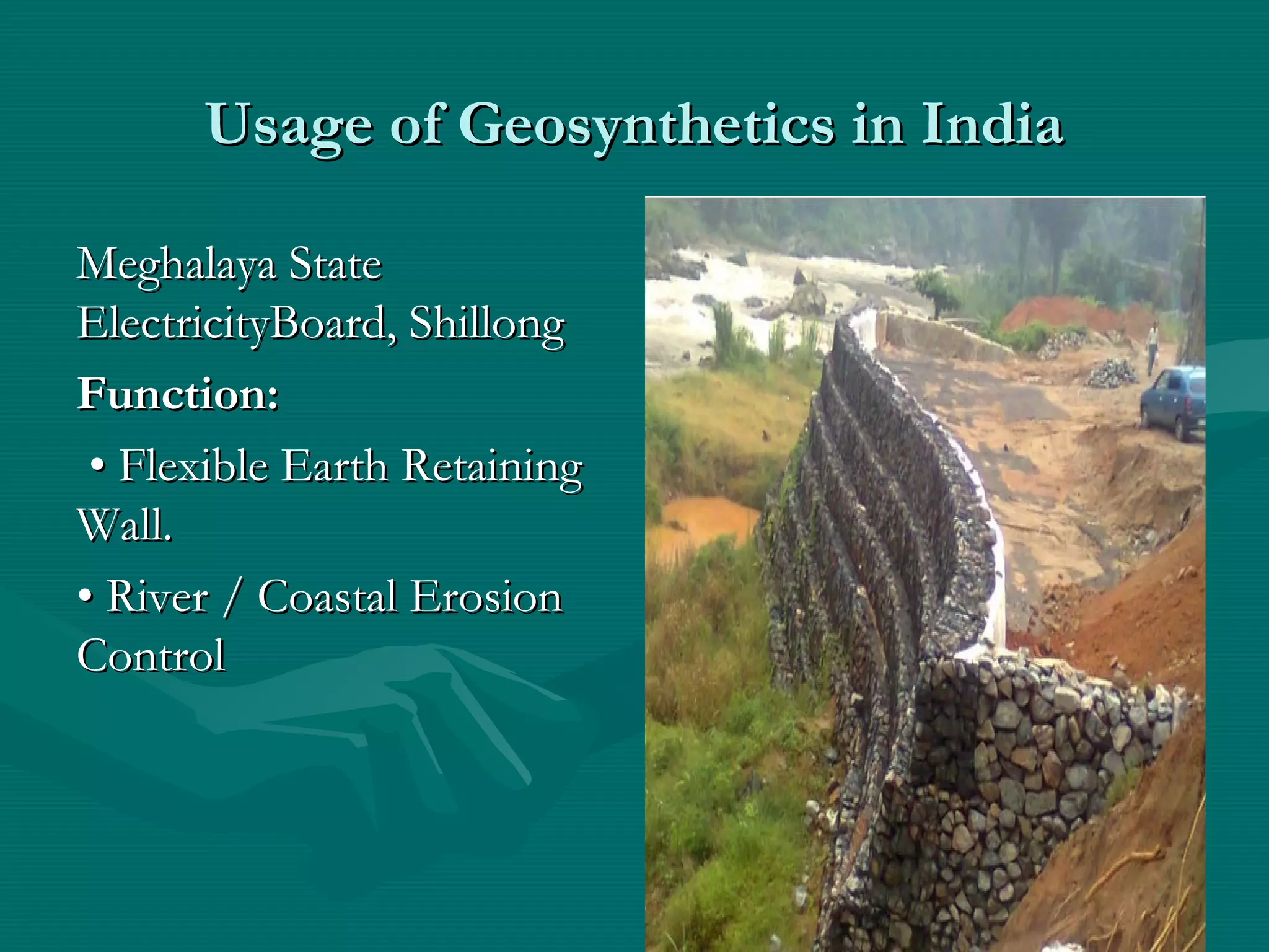 Role of geosynthetics in civil Engineering | PPT
