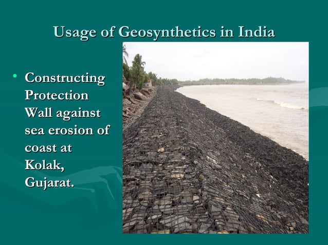 Role of geosynthetics in civil Engineering | PPT