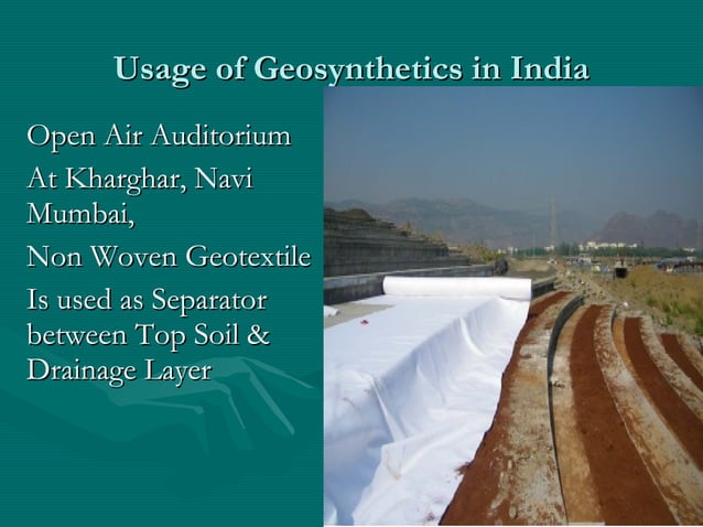 Role of geosynthetics in civil Engineering | PPT