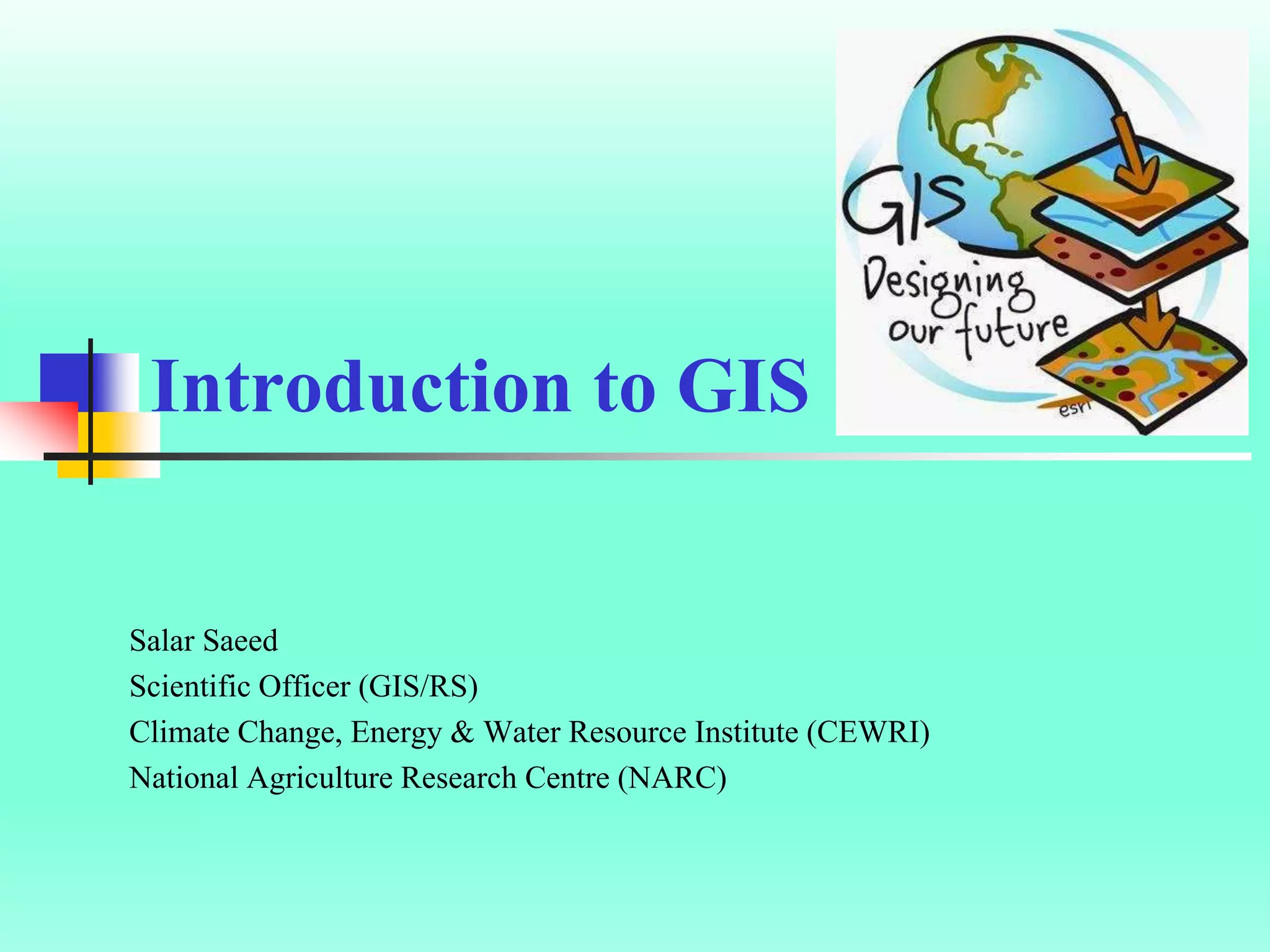 Role of gis in climate change | PPTX