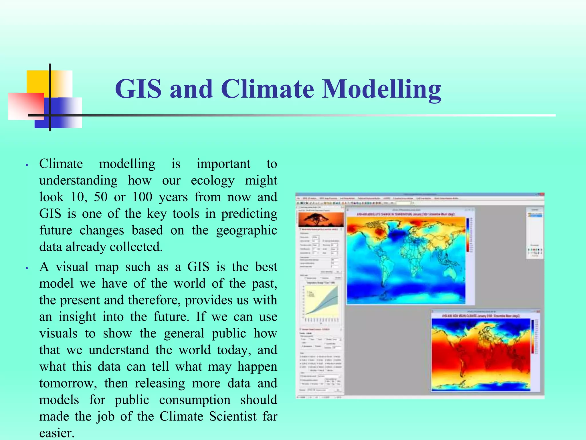 Role of gis in climate change | PPTX